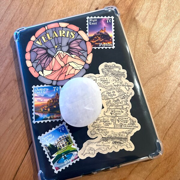 ACOTAR Sticker Sarah J Maas Merch Velaris Prythian Map Kindle Stickers ...