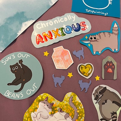 Boss Kitty Sticker / Cat Sticker / Vinyl Sticker / Journaling ...