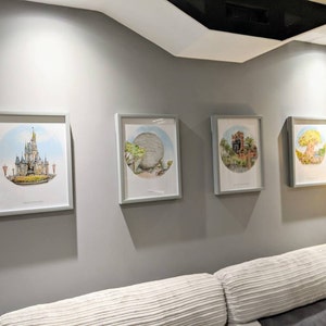 EPCOT Center Spaceship Earth ART Prints Available From My Detailed Pen ...