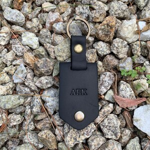 Man Accessory Leather Keychain With Photo Unique Photo Gift - Etsy