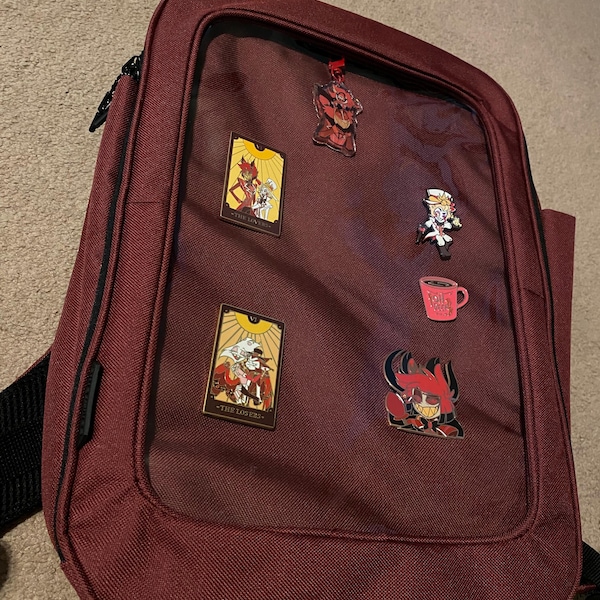 Ita Bag, Pin Display Bag, Ita Backpack, Pin Trading, Window Backpack ...