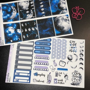 Moon Phases Planner Stickers WW002 - Etsy