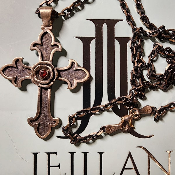 Rosicrucian Necklace , Rose Cross , Amorc Pendant , Silver Christian ...