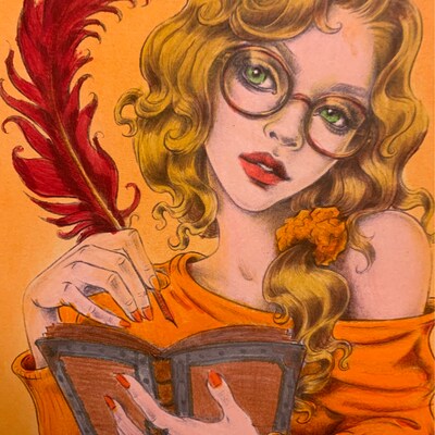 Dear Diary Coloring Page Grayscale Illustration Instant Download ...