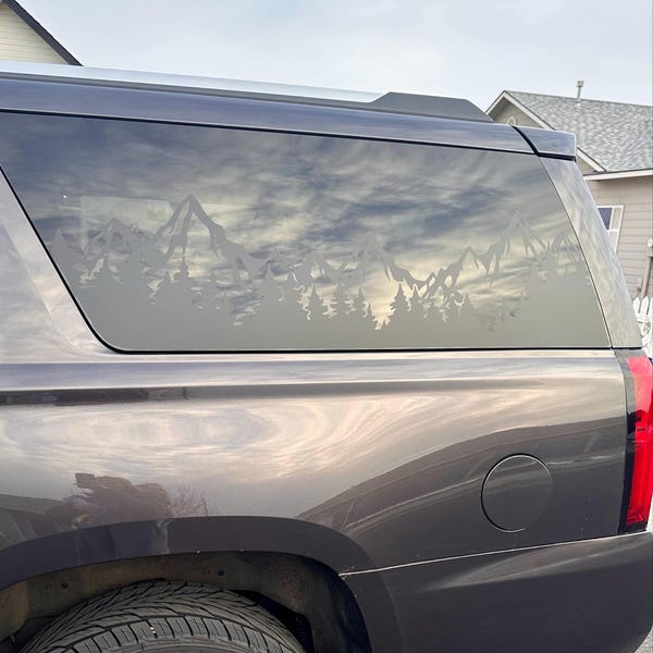 Fits 2018-2023 Subaru Crosstrek Rear Side Windows Mountain Tree Outdoor ...