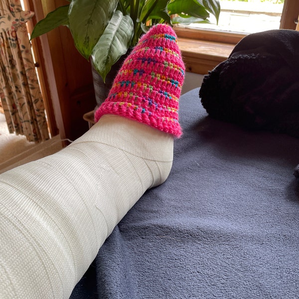 Crochet Pattern Football Cast Sock/toe Cover Digital PDF Download. Make ...