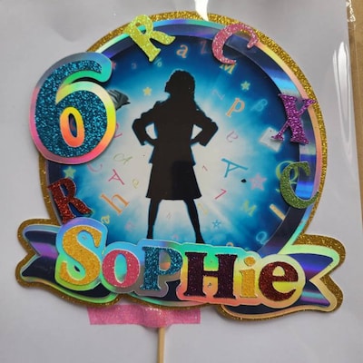 Matilda Cake Topper - Etsy