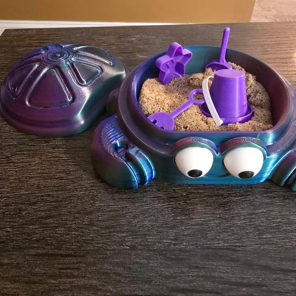 Crab Sandbox With Lid, Zen Garden Desk Decor for Women, Coastal Decor ...