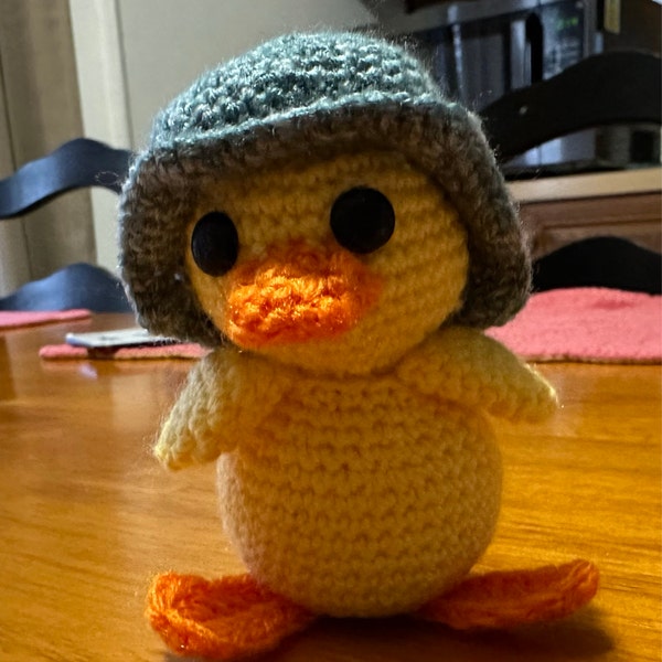Baby Duck Crochet Pattern PDF- Amigurumi Plushie Directions With ...