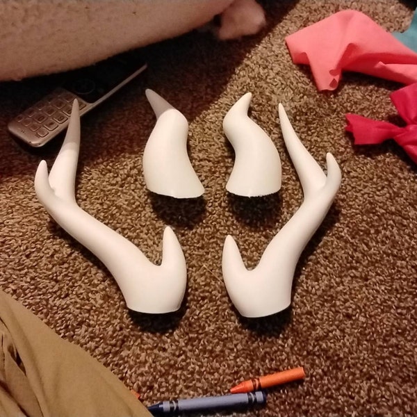 Furry Fursuit PLA Horn Cosplay Custom-made Lightweight 3D Printed ...
