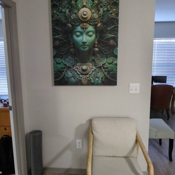 Goddess Ran gerahmte Leinwand, nordische Göttin der Meere, Göttin der ...