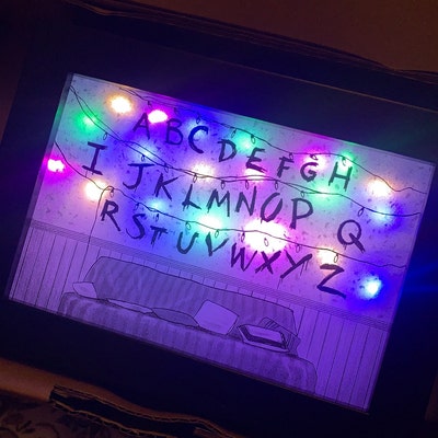 Stranger Things Decor Stranger Things Shadow Box Halloween Decor ...