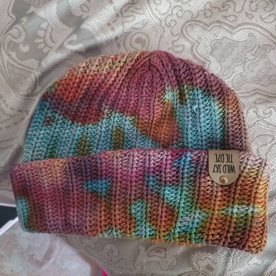 XL Geode Tie Dye T-shirt, Earthy Red & Teal Blue Geode Ice Dye Shirt ...