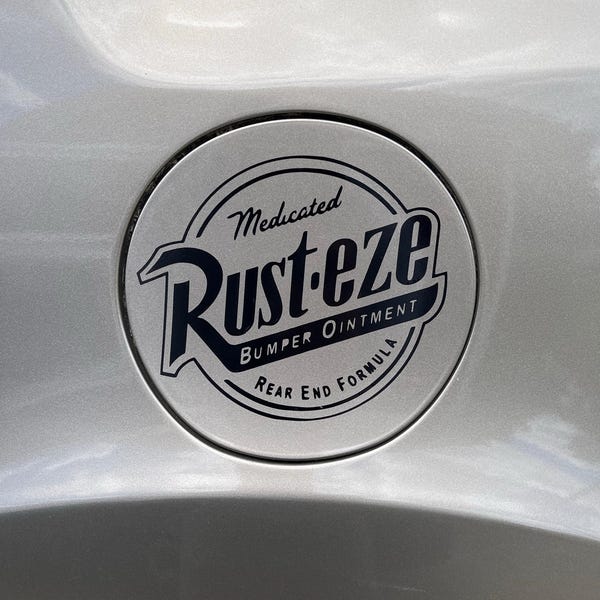 Rusteze Decal, Cars Decal, Mater, Car Decal, Wall Decal, Laptop Decal ...