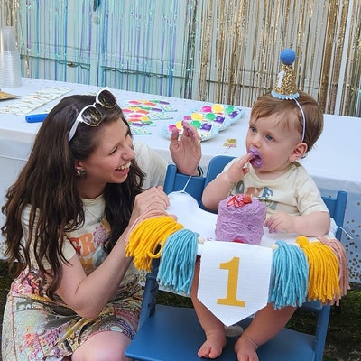 Boy High Chair Banner, Navy Blue 1st Birthday High Chair Banner, Tassel ...