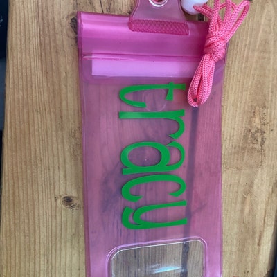 Personalized Waterproof Phone Case, Beach or Pool Phone Pouch ...
