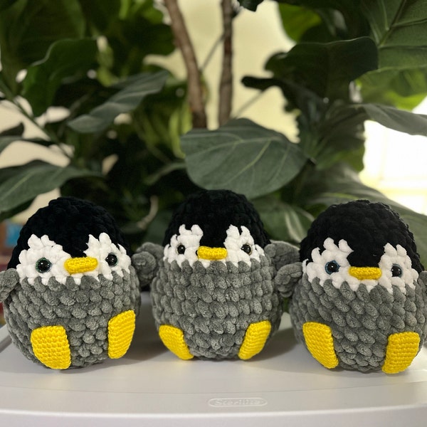 Crochet Chunky Penguin Amigurumi Pattern - Etsy