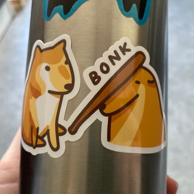 BONK Dog Meme Stickers - Etsy