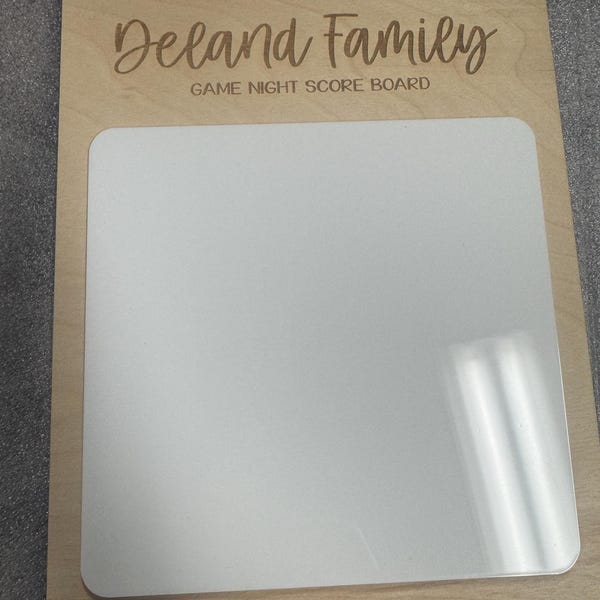 Personalized Family Game Night Score Board. Game Night Score Card ...