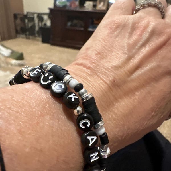 Lionel Messi Soccer Ball Beaded Word Bracelet for Women Handmade Heishi ...