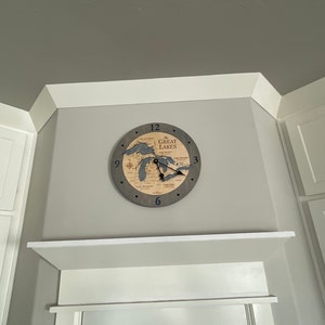 Outer Banks 3D Wood Map Tide Clock, Coastal Home Decor, OBX Nautical ...