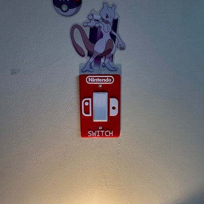 Nintendo Switch Light Switch Plate rocker Switch - Etsy