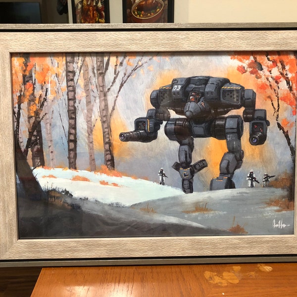 Summer Patrol: Battletech Fan Art Print - Etsy