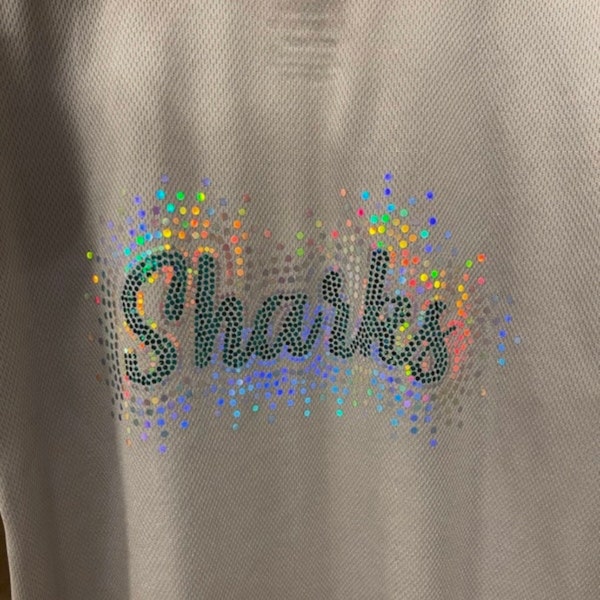 Custom Bling Iron on Transfer Personalize Decal Hot Fix DTF Company ...