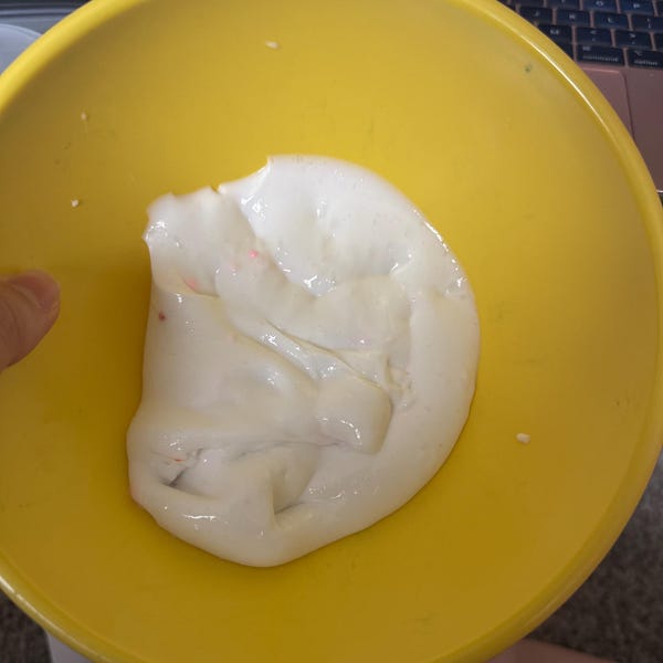 Beach Party Slime! Half Cloud Slime Half Clear Slime! With Two Clay ...
