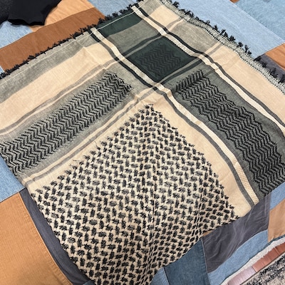 Beautiful Palestinian Handmade Kufiya With Traditional Palestinian ...