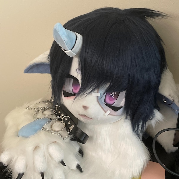 Vitality Wolf-premade Kig Head Fursuit Mask Kigrumi Head, Kig Head Mask ...