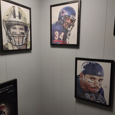 Drew Brees Colored Pencil Drawing Print d to 300 - Etsy