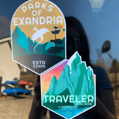 Parks of Exandria Logo Sticker - Etsy