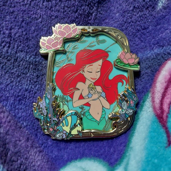Ariel Little Mermaid Character Frame Fantasy Pin LE 50 - Etsy Canada