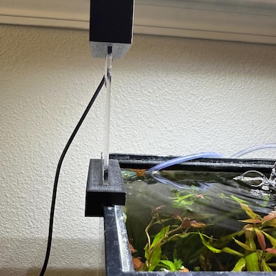 Nicrew Skyled Light Stand 2 Wide Base LED Riser, Fish Tank Light Lift ...