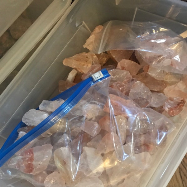 Rough Natural Fire Quartz Stones: Choose Ounces or Lb Bulk Wholesale ...