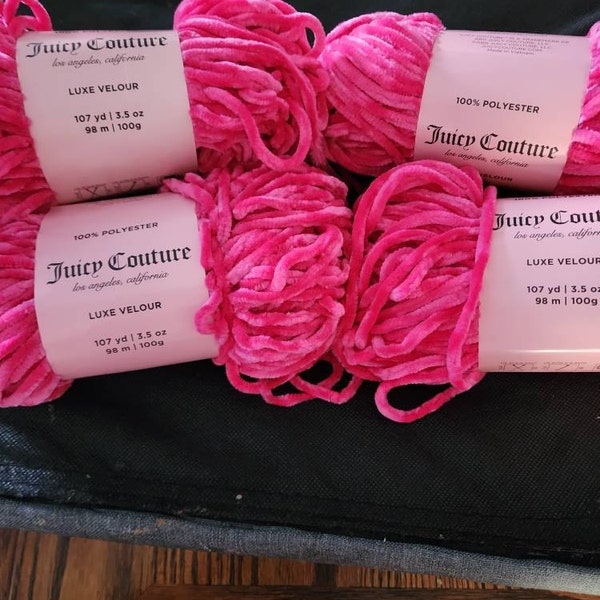 Fluffy Chenille Yarn by Loops and Threads. Choose a Color - Etsy