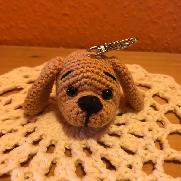 Amigurumi Dog Keycahin PATTERN, Crochet Dog Xmas Tree Decor, Crochet ...