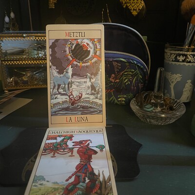 Xochiquetzal and the Coral Snake. Mexica Aztec Tarot Mexica - Etsy