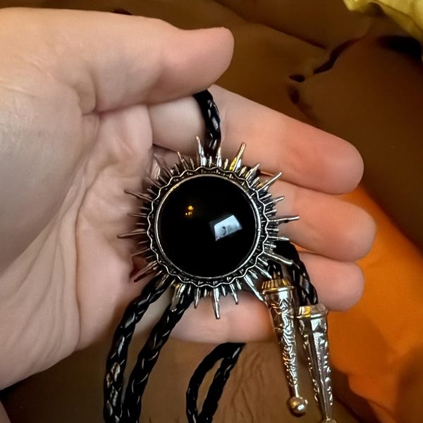 Engraved Tree Bolo Tie Pine Forest Moon Gifts for Him Bola Leather ...