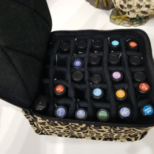 Essential Oil Soft-sided Carrying Case, 5-15ml, 10-bottle, Solid ...