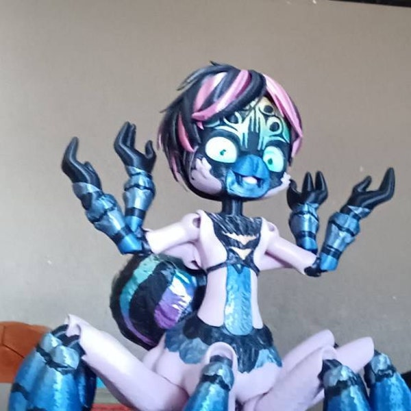 Inky the Mushroom Drider 3D Printable STL Set Download Ball Jointed DIY ...