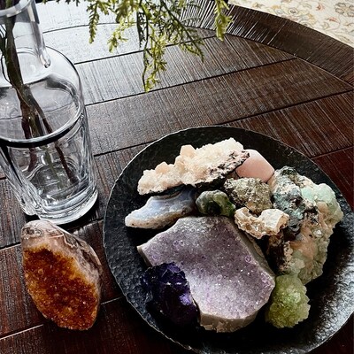 Hand Forged Hammered Round Metal Jewelry Dish Key Dish - Etsy