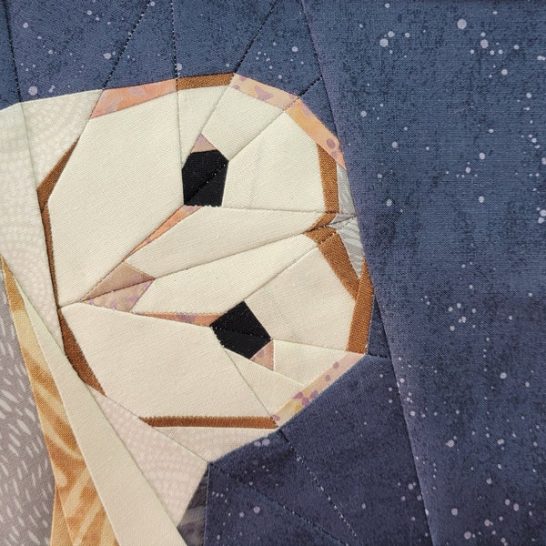 The Curious Owl Foundation Paper Piecing Pattern, Barn Owl, FPP Quilt ...
