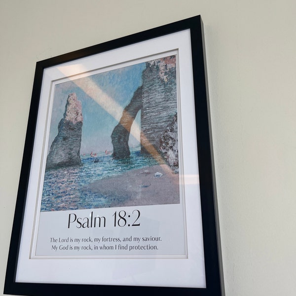 Psalm 46 Christian Print, Aesthetic Faith Wall Decor, Religious Home ...
