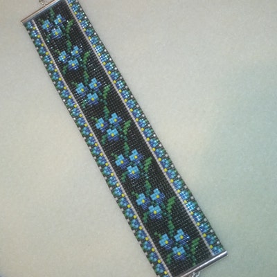 Flower Pattern Peyote 1 Roses Peyote Bracelet Patterns - Etsy