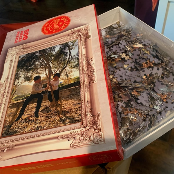 Photo Frame - Square Frame - 8 X 8 Inches - Self Adhesive Frame - Black ...