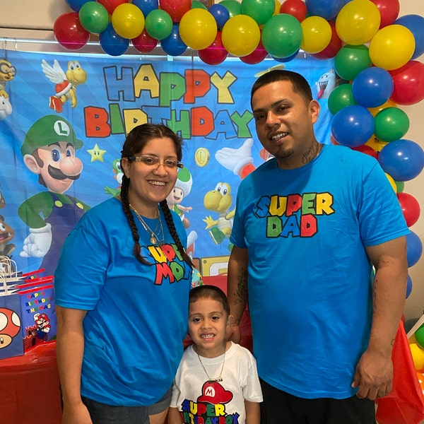 Super Dad Shirt, Mario Dad, Father's Day Shirt. Superhero Dad ...