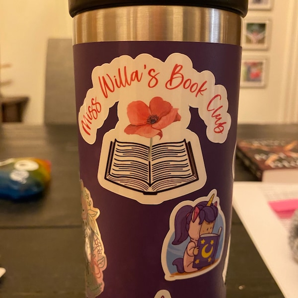 Miss Willa's Book Club FBAA Sticker - Etsy