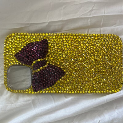 Cute Phone Case Black Ribbon Sparkle Phone Covers Zebra Print Made to ...